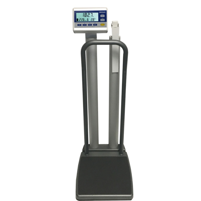 Befour The Exam Room Handrail Scale With Height Rod-750 Lb/340 Kg Capacity