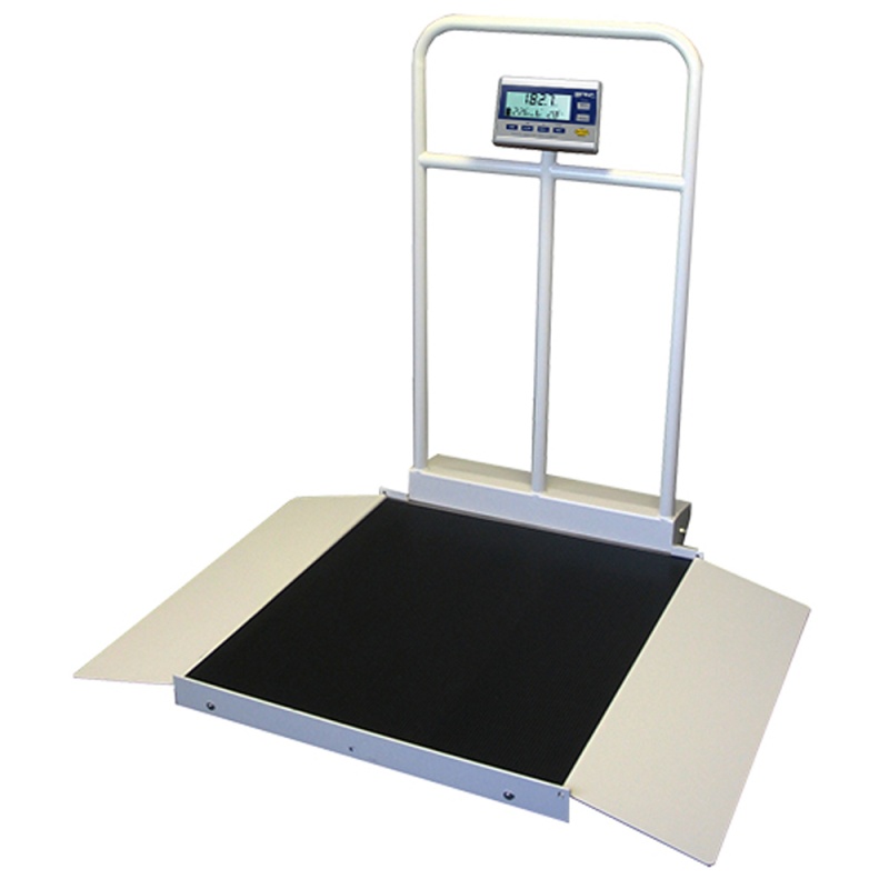 Befour Dual Ramp Tilt & Roll Wheelchair Scale With Handrail-1000 Lbs ...