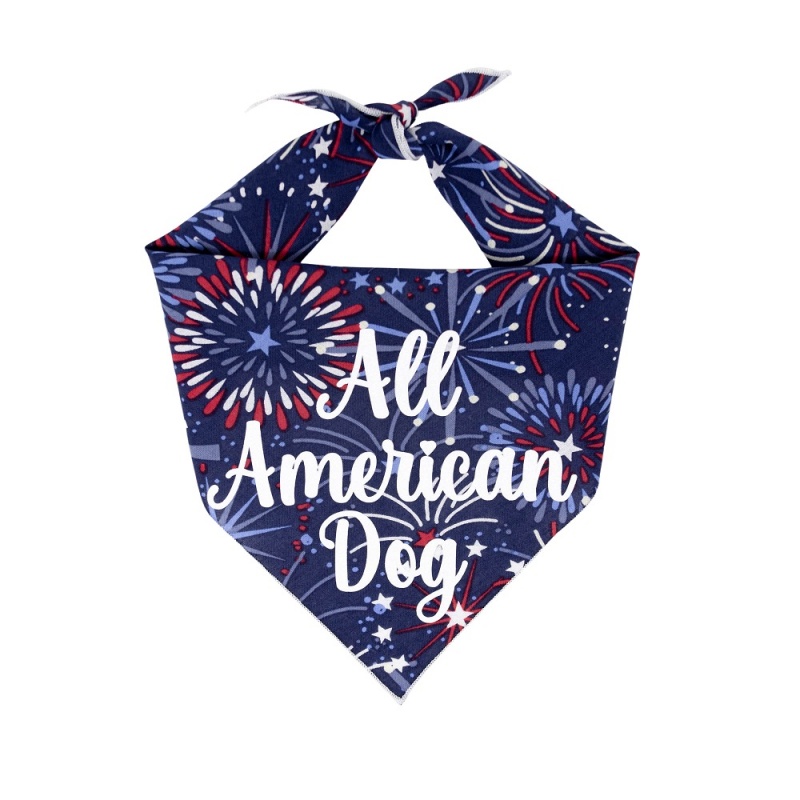 Patriotic Dog Bandana | All American Dog Bandana | Memorial Day | 4Th ...