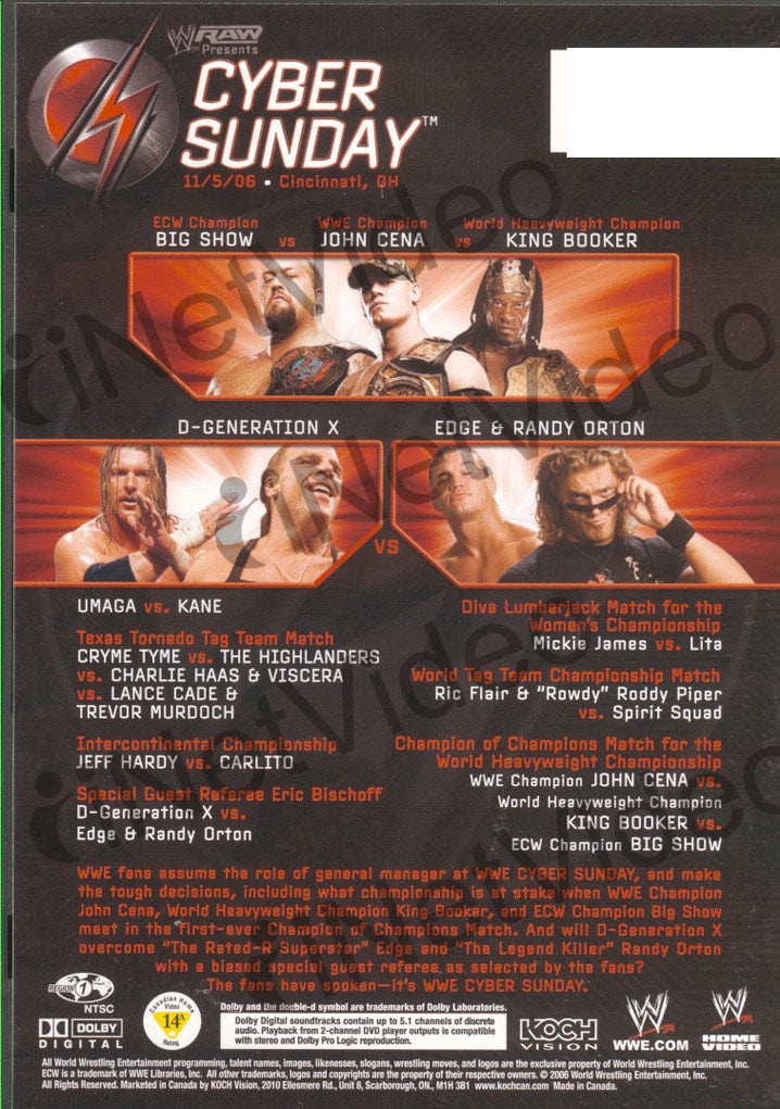 Wwe - Cyber Sunday 2006 (Ca Version)