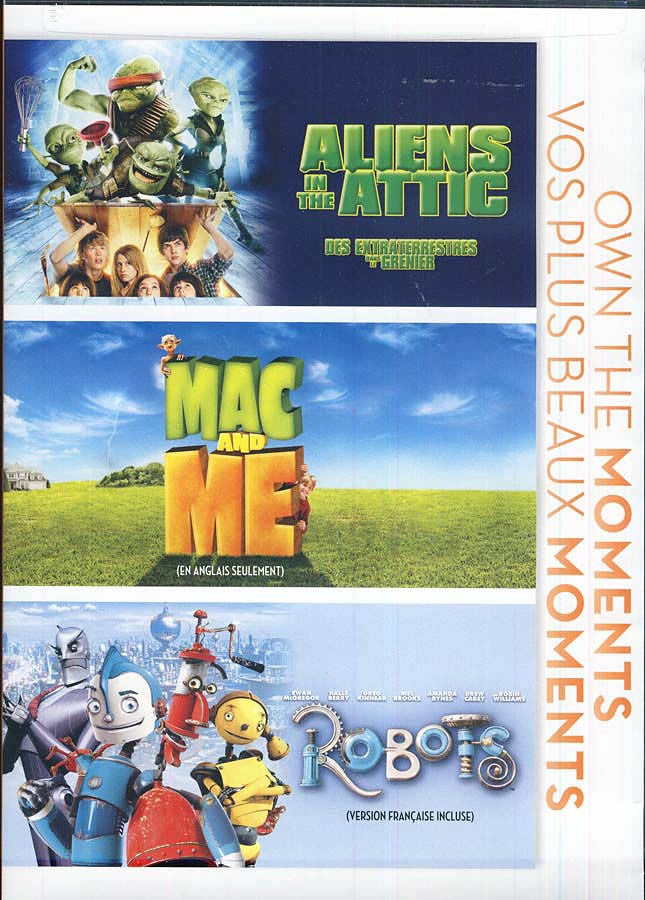 Aliens In The Attic/Mac And Me/Robots (Triple Feature)(Bilingual)
