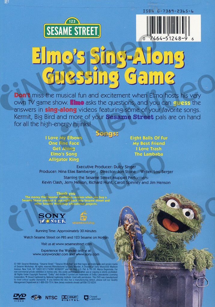 Elmo's Sing-Along Guessing Game - (Sesame Street)