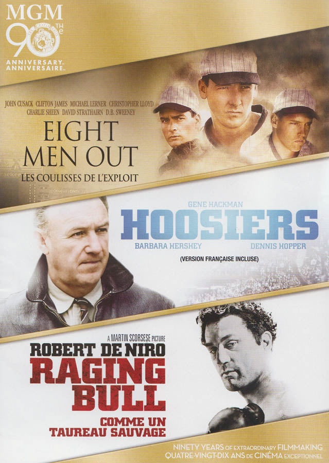 Buy MGM 90th Anniversary Edition 3-Disc DVD: Eight Men Out, Raging Bull ...