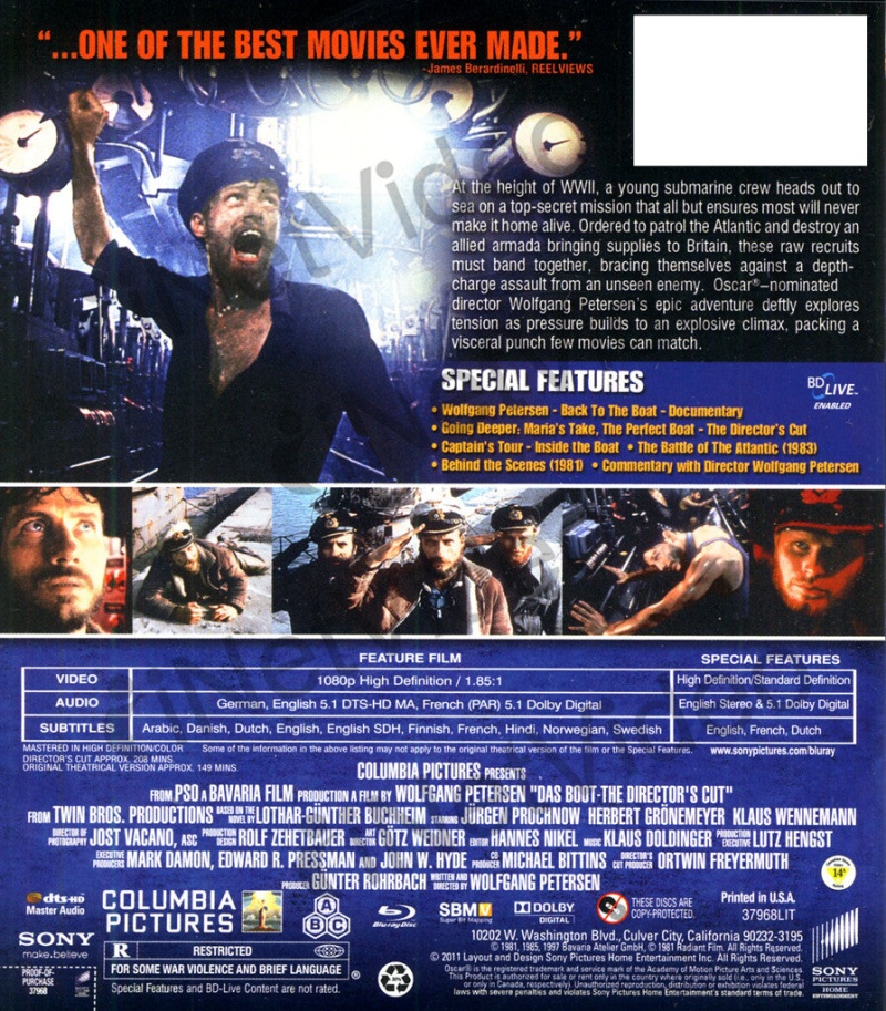 Das Boot (Two-Disc Collector's Set) (Blu-Ray)