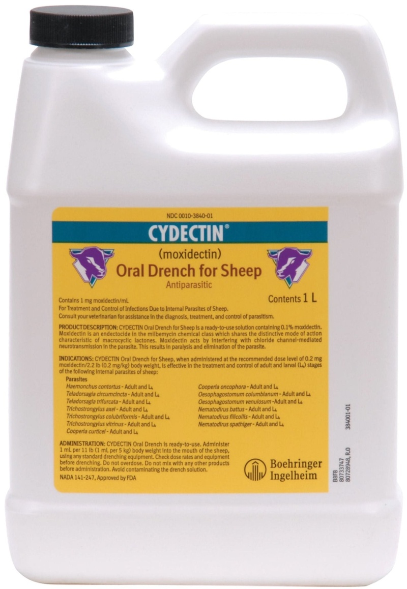 Buy Cydectin Oral Sheep Drench Wormer Online - Effective Parasite ...