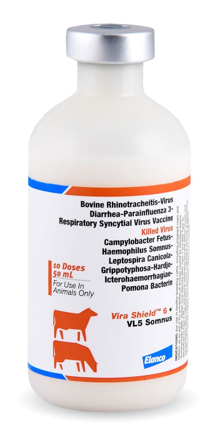 Buy Vira Shield 6+VL5 Somnus Vaccine for Cattle Online - Elanco