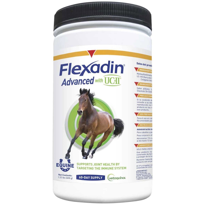 Flexadin Equine Advanced Uc-Ii - Joint Health Support, Banana Flavor ...