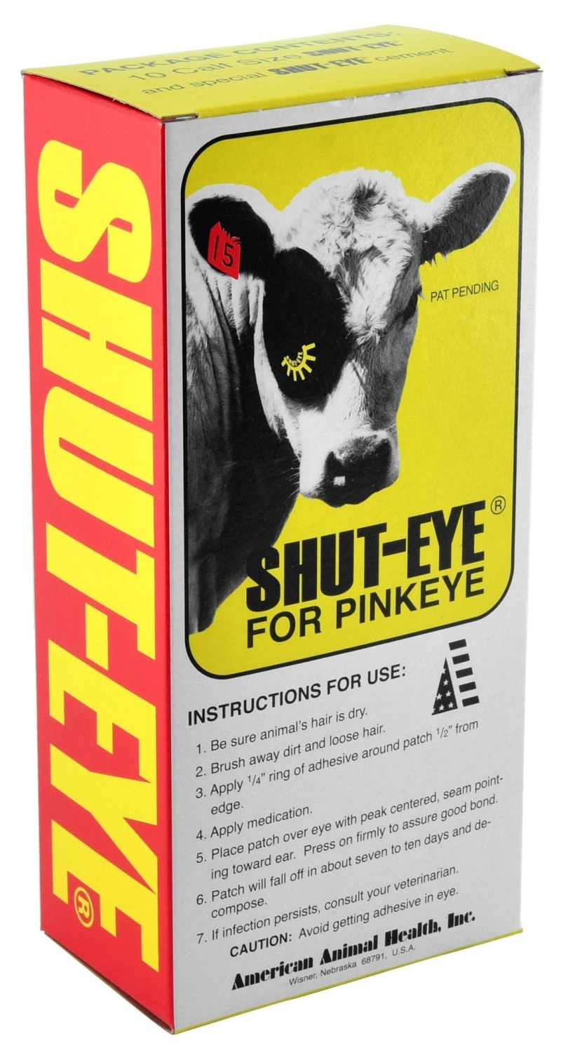Buy Shut-Eye Patches Online - Effective Pinkeye Treatment for Cattle