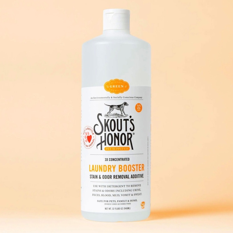 Skout's Honor Laundry Booster, Stain & Odor Removal Additive, 32 Oz