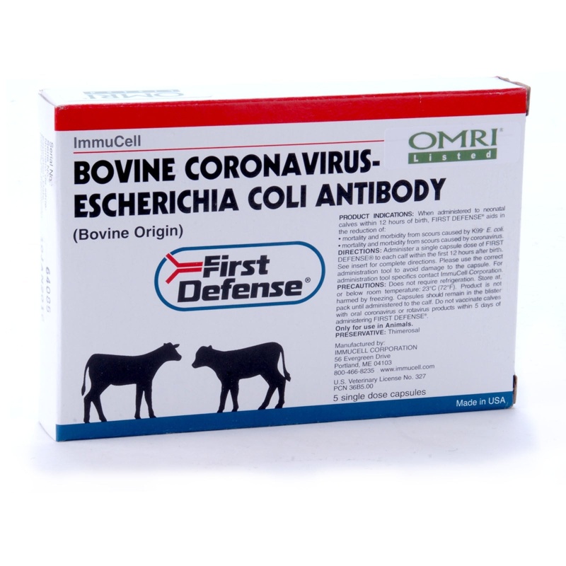 First Defense Capsules, Box Of 5 - Essential Calf Protection