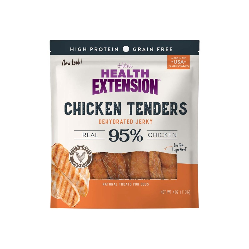 Health Extension Grain-Free Crispy Gourmet Chicken Tenders Natural Dog ...