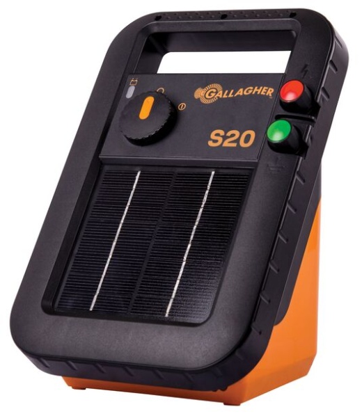 Gallagher S20 Portable Solar Fence Energizer – 12 Mile / 40 Acre ...