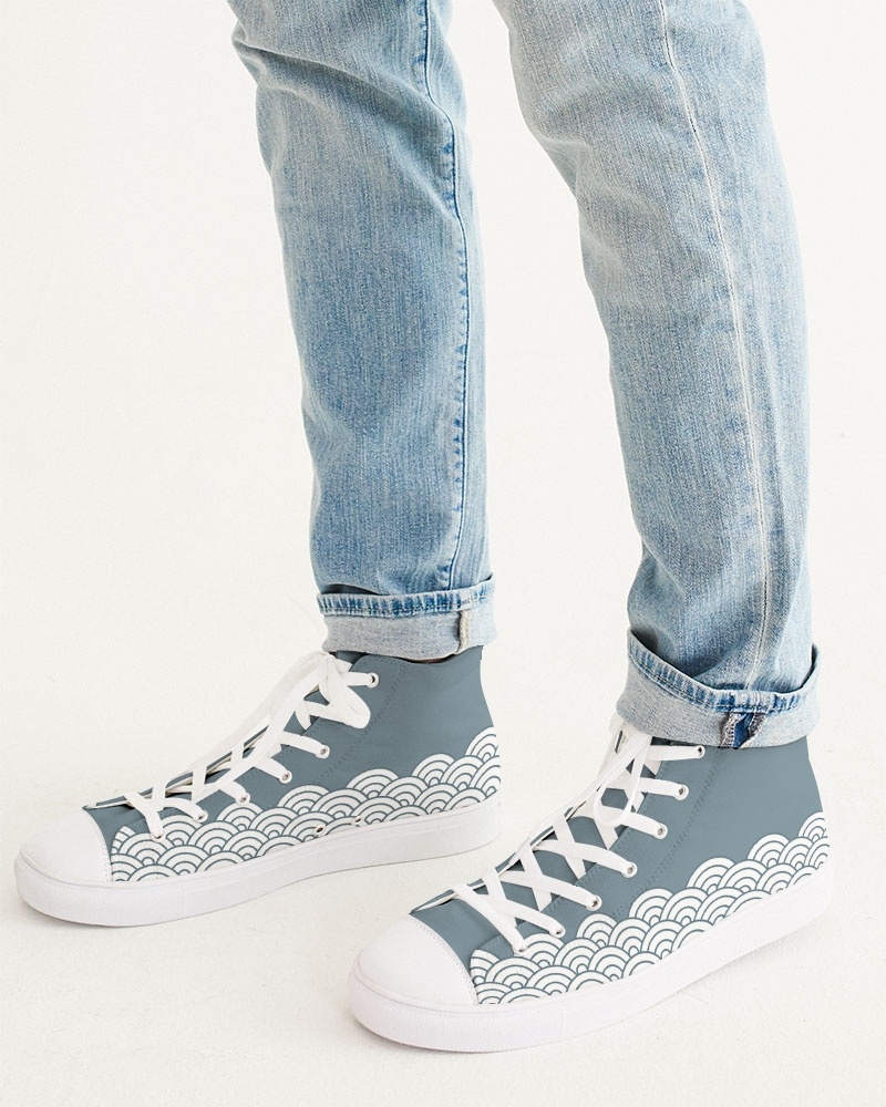 Buy Men's Hightop Canvas Shoe Waves Online - High-Quality Shoes at ...