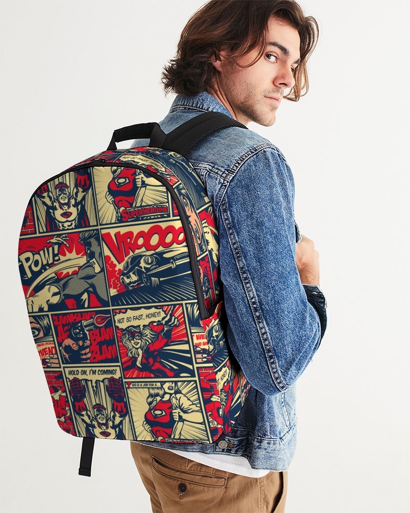 Large Backpack Comic Art