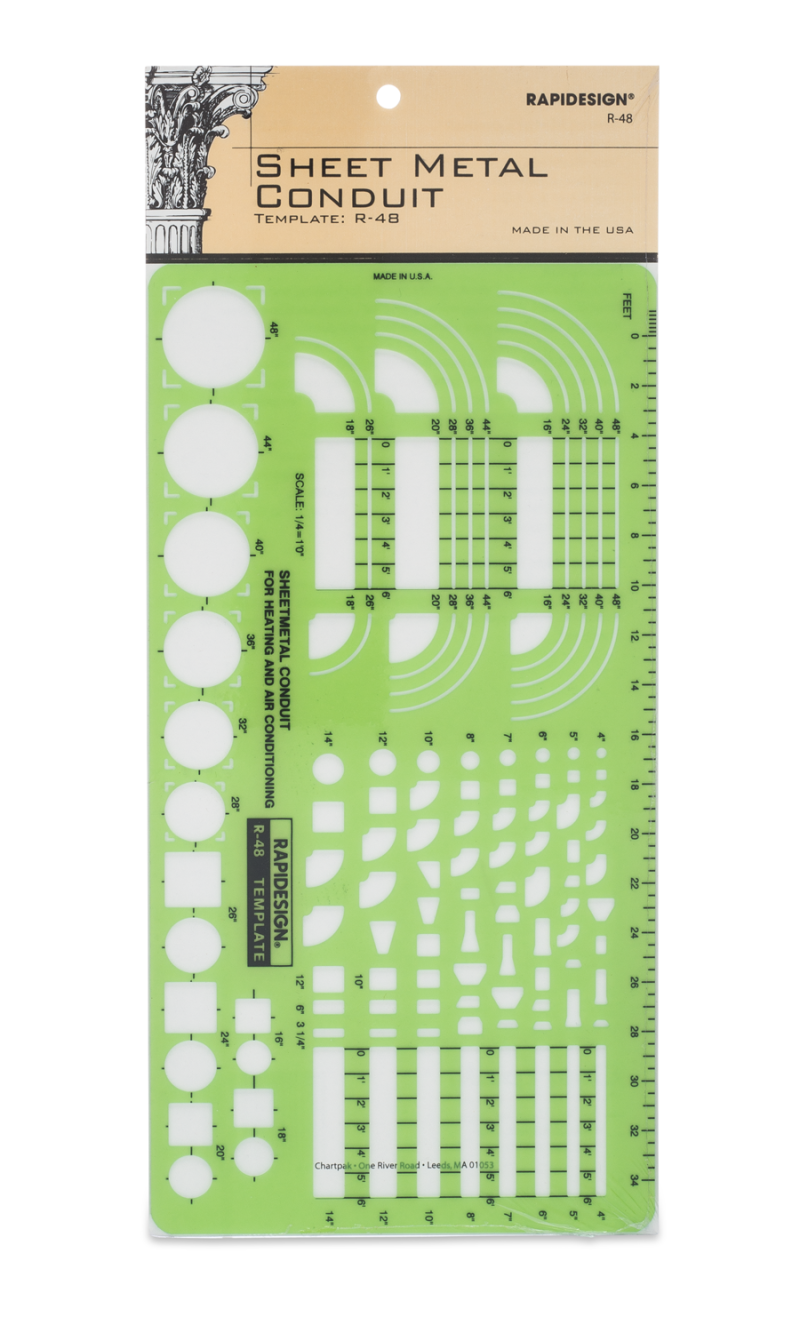Buy Rapidesign Sheet Metal Conduit Template Online - Simplify HVAC ...