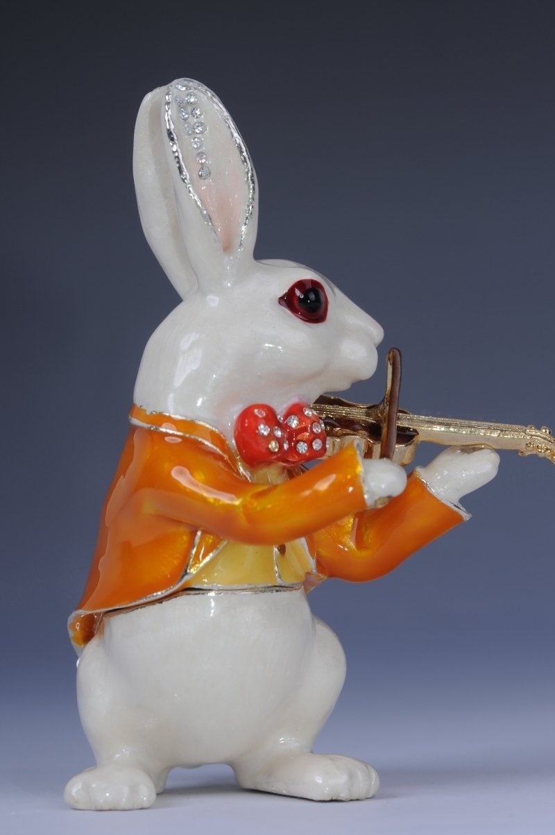 Rabbit Playing The Violin
