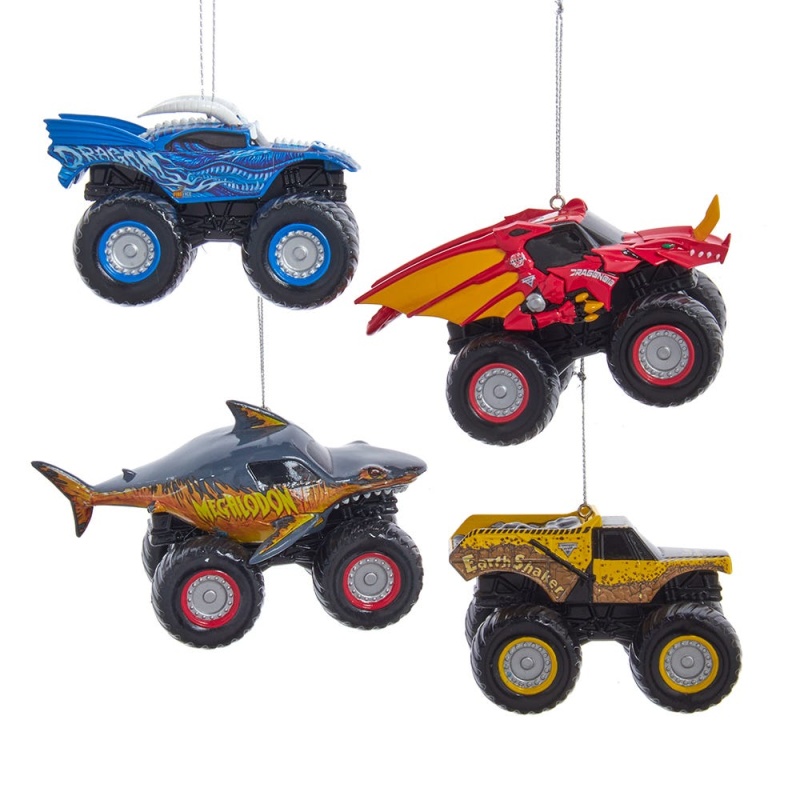 Buy Monster Jam El Toro Loco Ice, Megalodon Fire, Bakugan And Earth ...