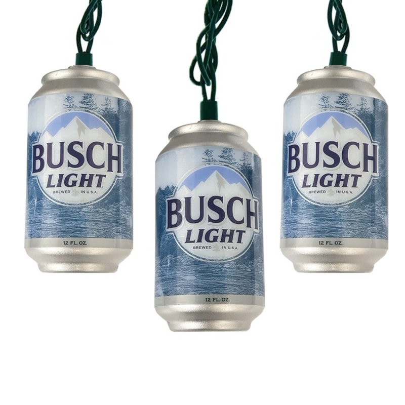 Buy UL 10-Light Budweiser Bush Light Can Light Set Online