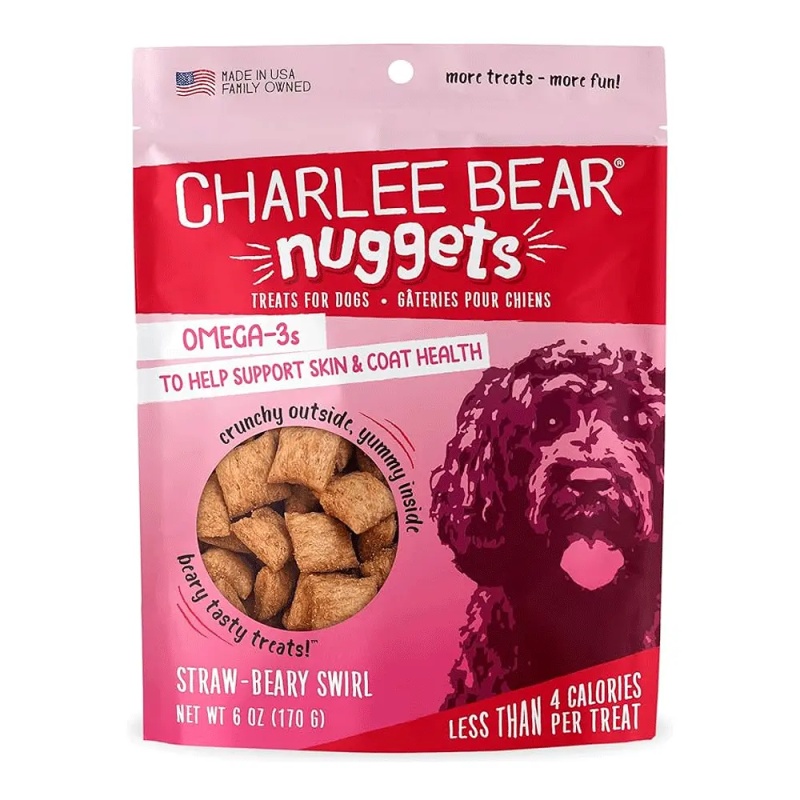 Charlee Bear Nuggets Strawberry Swirl 6Oz