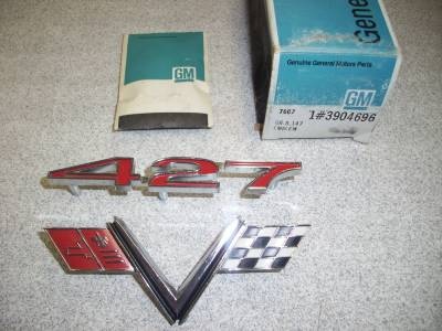 Buy 1967 Impala SS 427 Fender Emblem & Flags - NOS Online