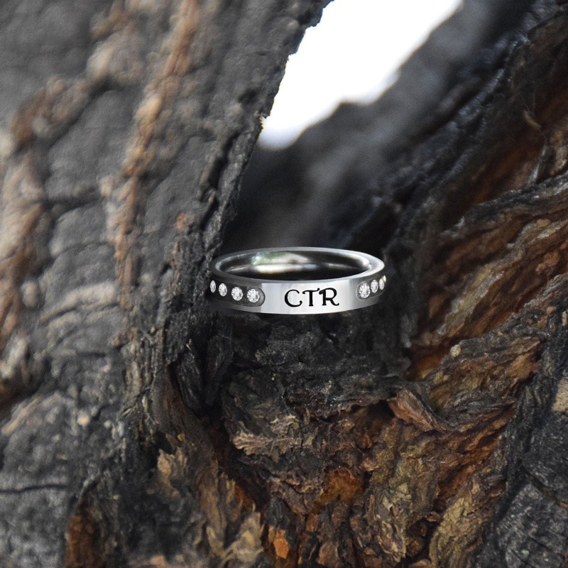 Buy Ctr Twinkle Ring - Stainless Steel Online