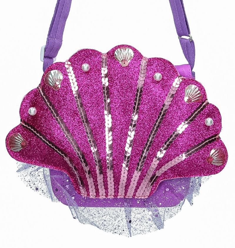 Seashell Bag - Purple and Pink Bags