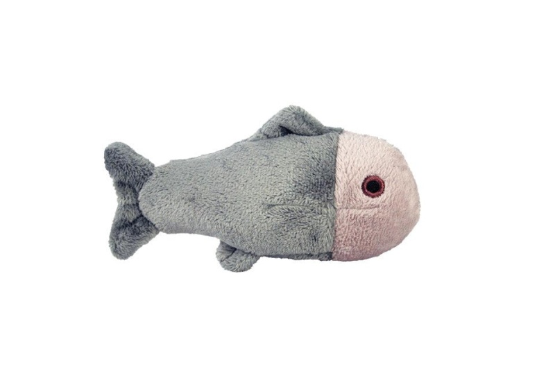 Buy Fluff & Tuff Guppy Fish Squeaker-Less Plush Dog Toy Online