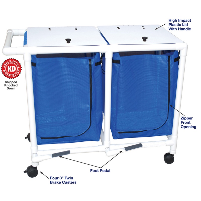 Buy Double Bag Hamper with Optional Foot Pedal Online - MJM ...