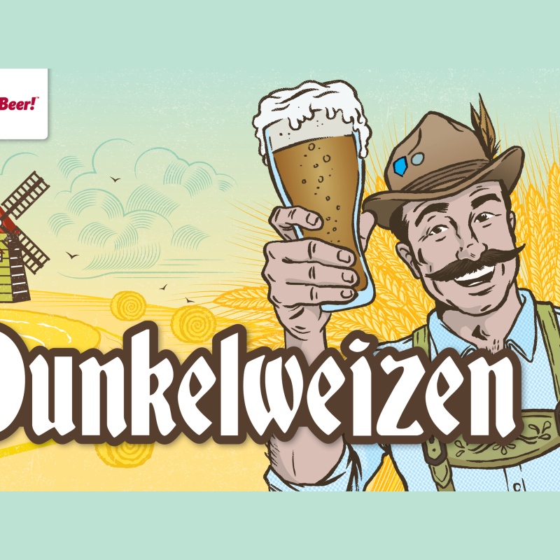Buy Dunkelweizen Beer Recipe Kit Online - 5 Gallon All-Grain Brewing Kit