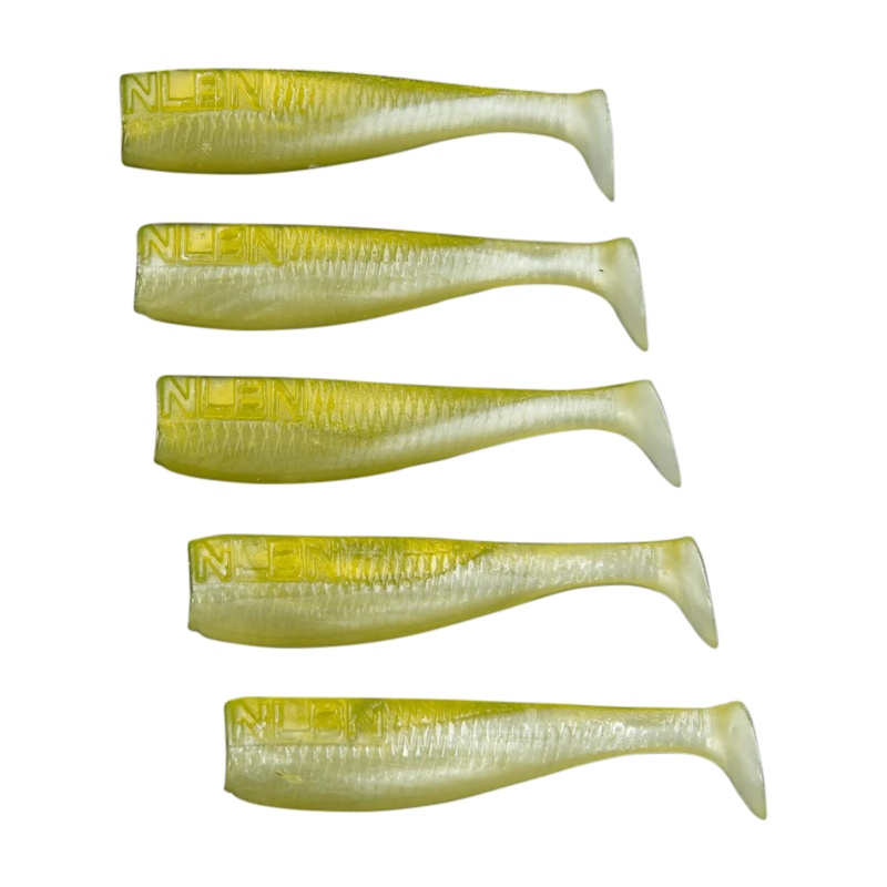 Nlbn Realistic Soft Plastic Paddle Tails