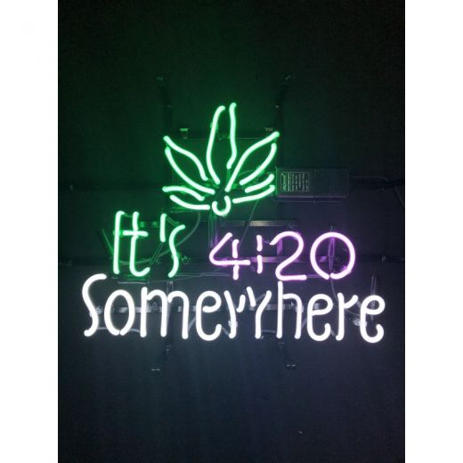 Buy It's 4:20 Somewhere Neon Bar Sign Online | Janeonco