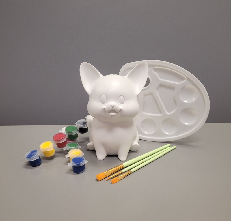 Corgi Diy Coin Bank / Piggy Bank