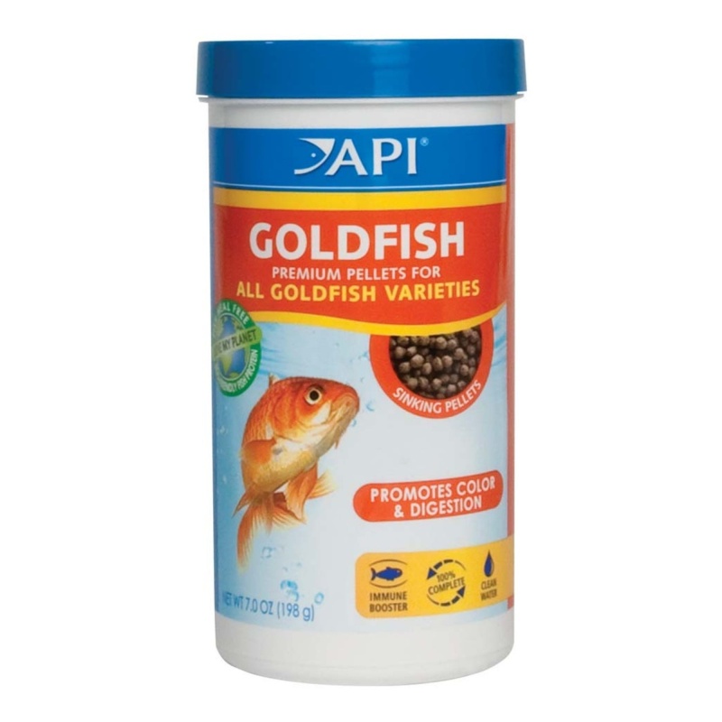 Api Goldfish Premium Sinking Pellets Fish Food 1Ea/7 Oz