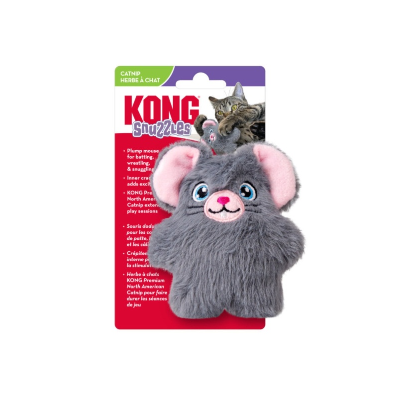 Kong Cat Snuzzles Mouse Cat Toy 1Ea/Md