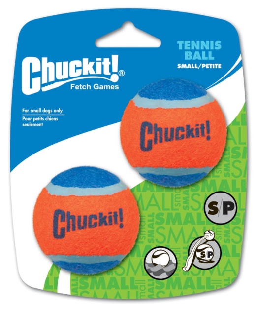Buy Chuckit! Tennis Ball Dog Toy Shrink Sleeve Blue; Orange Small 2 ...