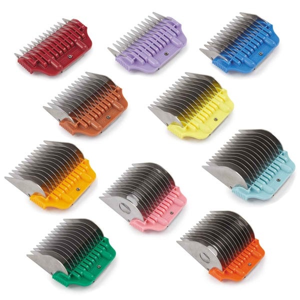 Buy Master Grooming Tools 10-Piece Wide Attachment Combs Set Online ...