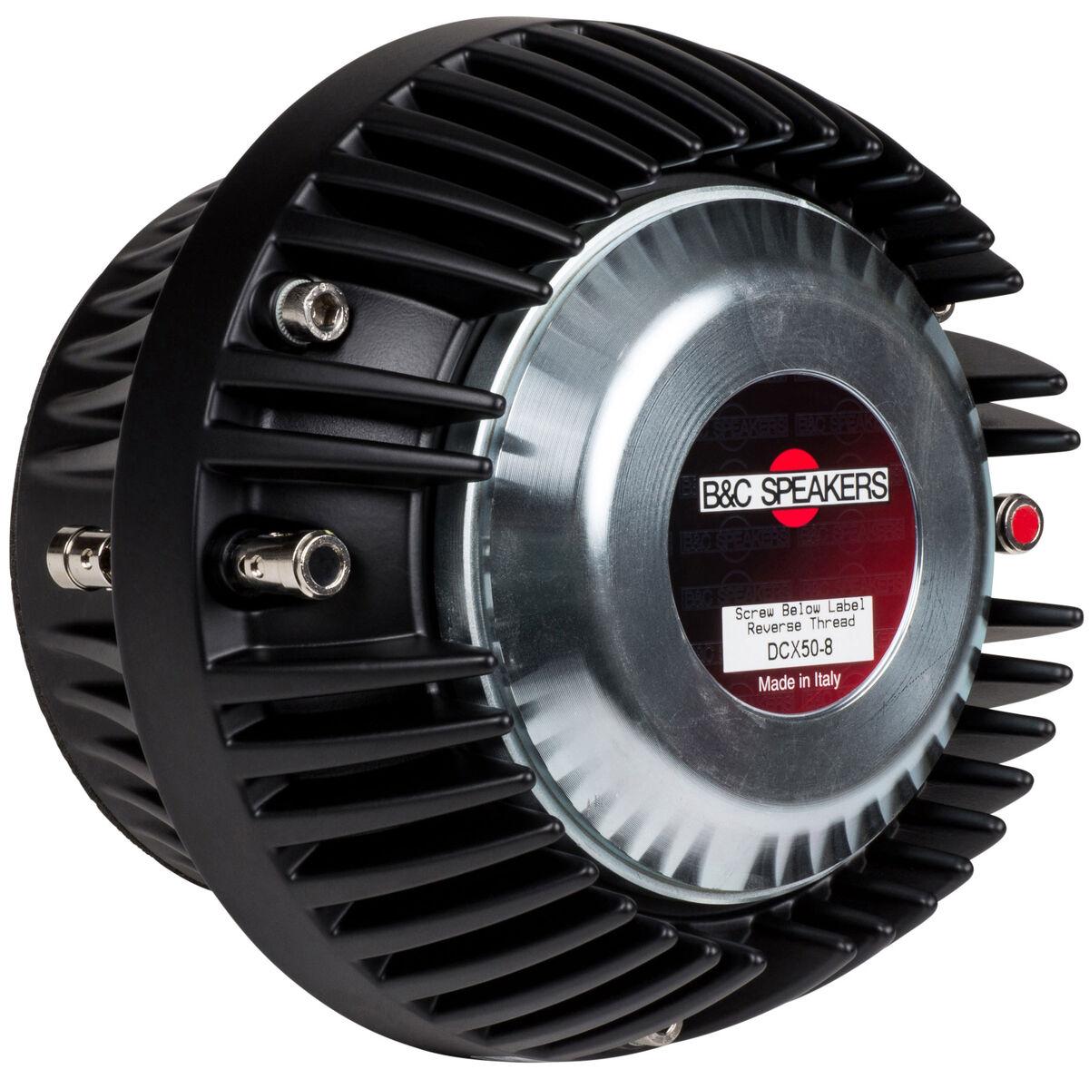 B&C Dcx50 2" Neodymium Coaxial Compression Driver 8 Ohm 4-Bolt