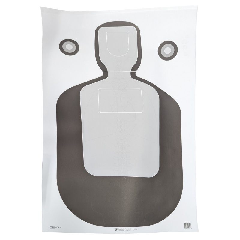 Action Target, Action Target, Tq-19 Photo Target With Vital Anatomy, 23 ...