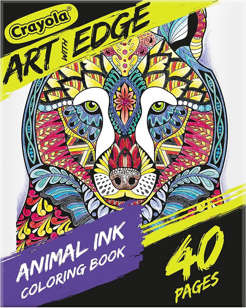 Buy Crayola Art With Edge Animal Ink Doodle Activity Book Vol. 3 Online