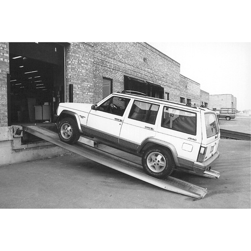 Aluminum Twin Ramps With Perforated Traction Grip