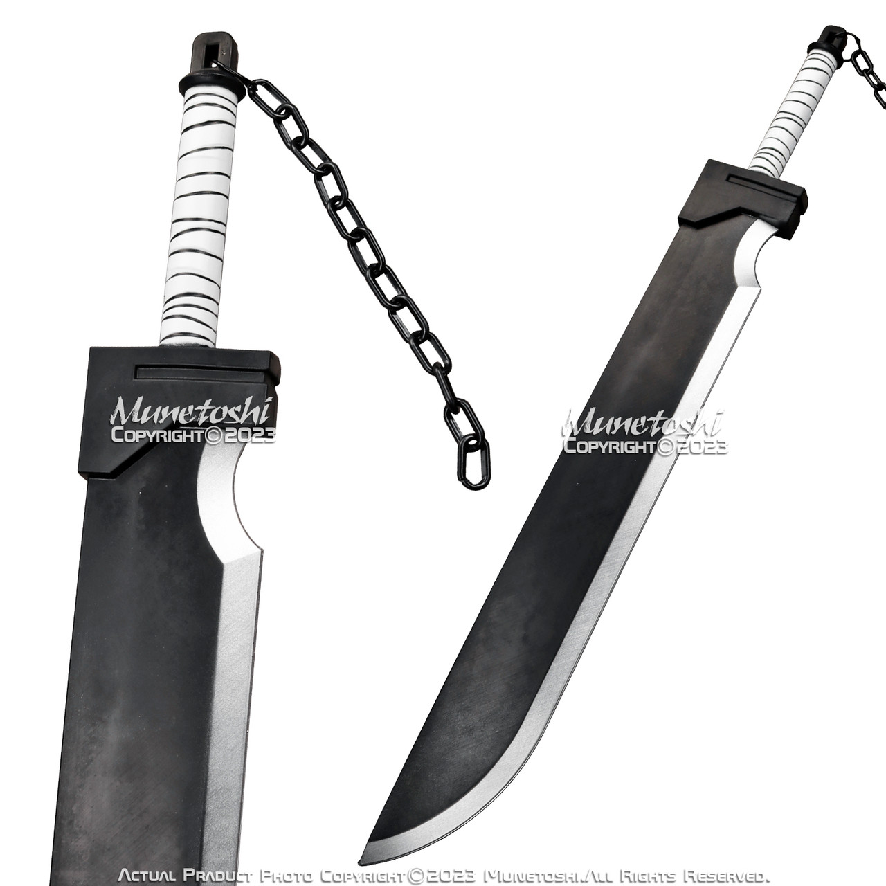 39.5" Monster Slaying Foam Chain Katana Odachi Great Sword Anime ...
