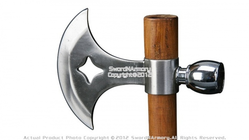 Indian Warrior Native American Tomahawk Hatchet Axe Smoking Tobacco