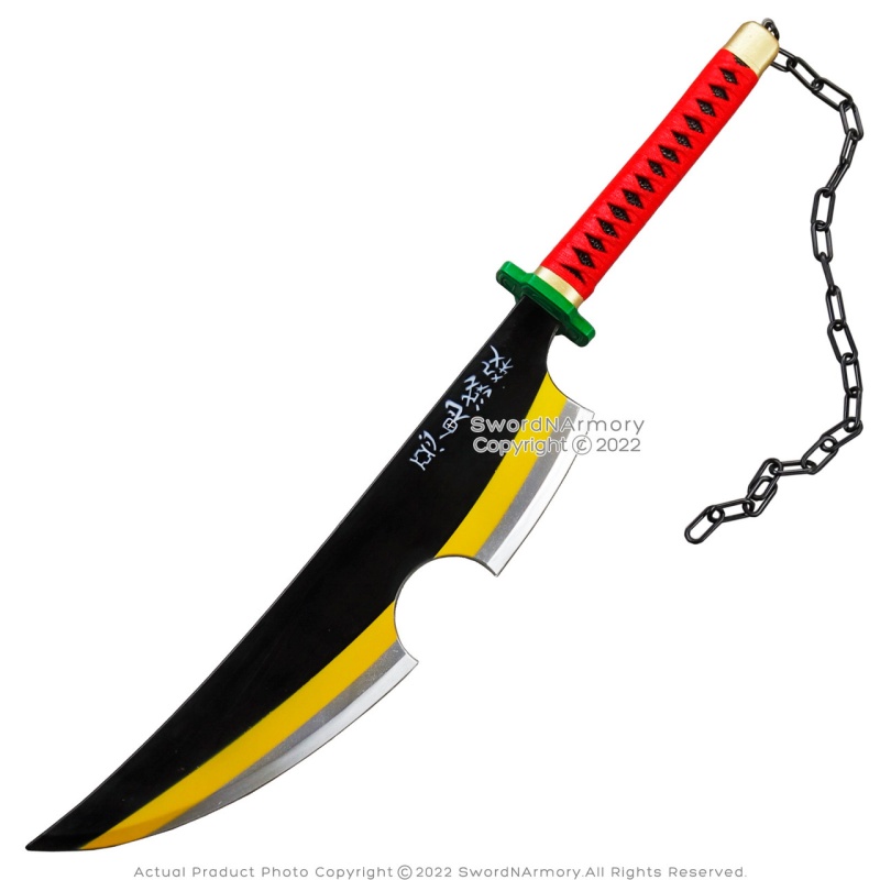 Set Of 2 Tengen Uzui 30.5" Foam Cosplay Anime Demon Killer Sword ...