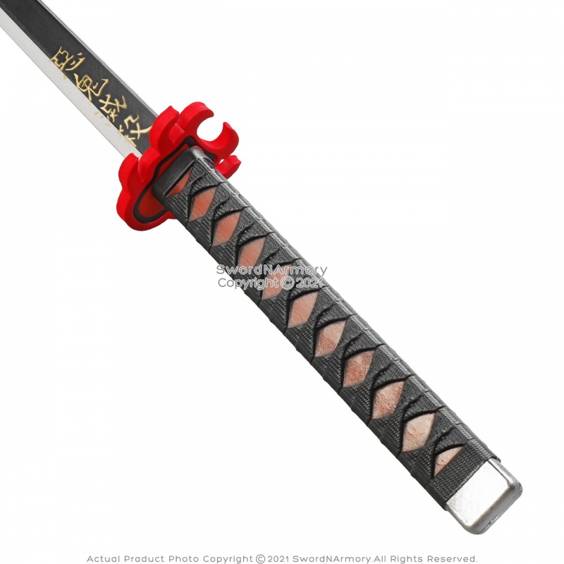 40.5" Foam Tanjiro Kamado Sun Breathing Nichirin Katana Samurai Sword Anime