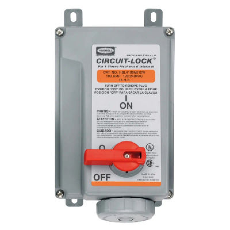Buy Hubbell Hbl4100mi12w Mechanical Interlock Enclosure Online