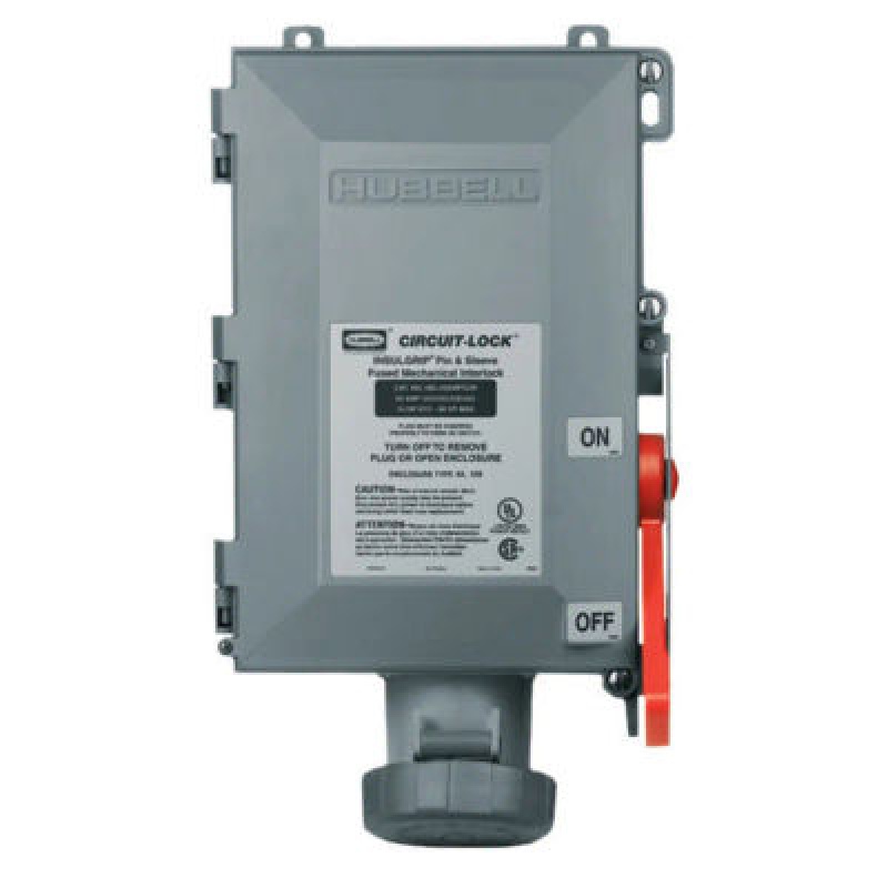 Buy Hubbell HBL560MIF9W Mechanical Interlock Enclosure Online for IEC ...
