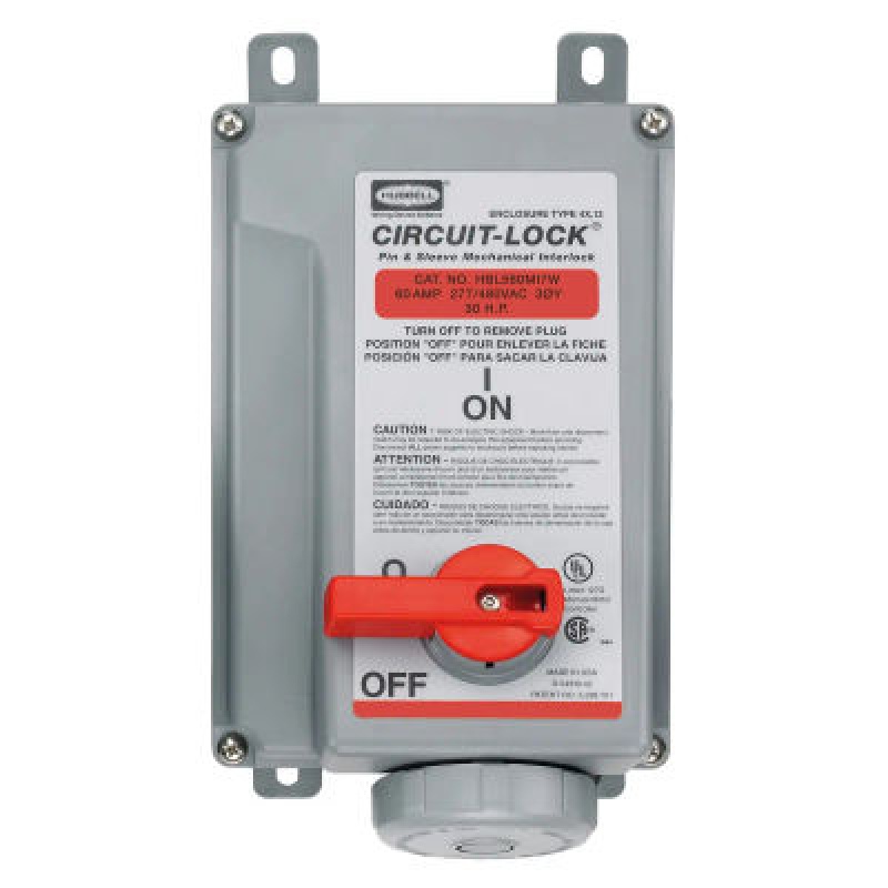 Buy Hubbell Hbl560mi7w Mechanical Interlock Enclosure Online
