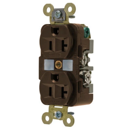Buy Hubbell HBL5362 AC Receptacle NEMA 5-15/20 Female Duplex Industrial ...