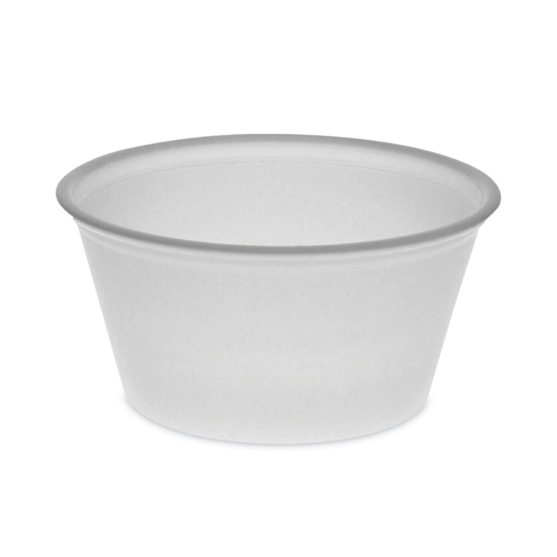 Pactiv Evergreen Plastic Portion Cups, 2 Oz, Translucent, Bag Of 200 ...