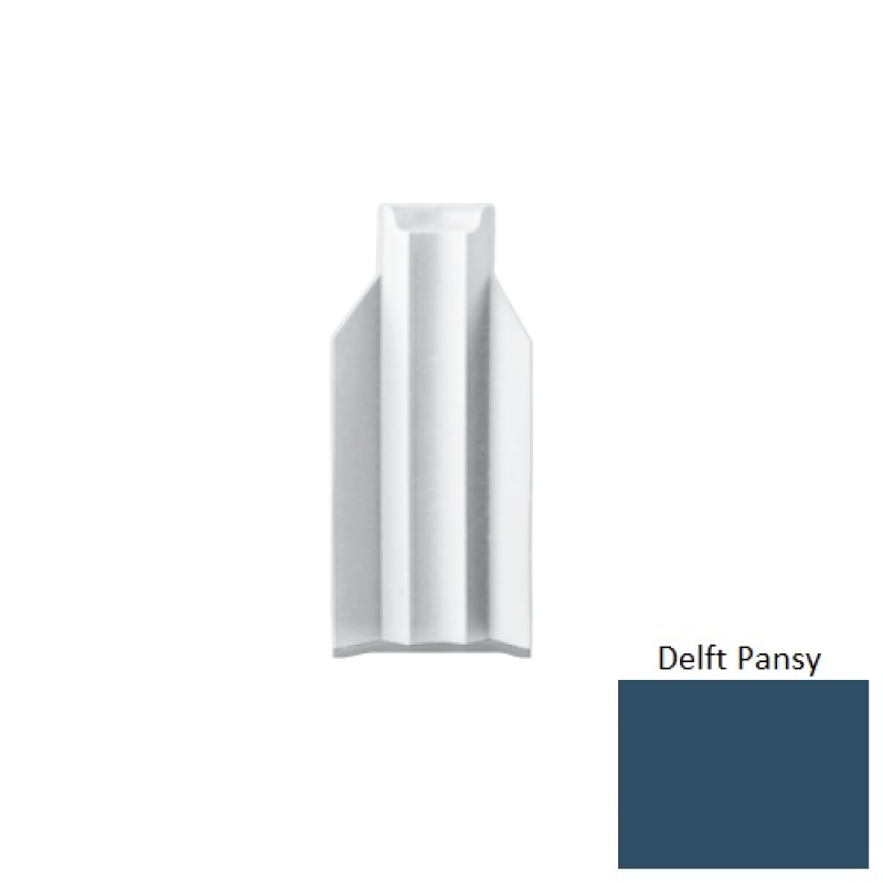 Rcb Delft Pansy Rubber Moulding / Trim - 4 1/4" Inside Corner Blocks ...